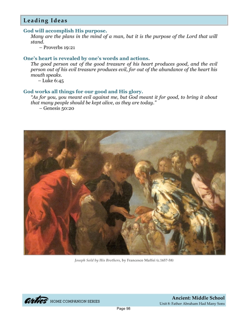 UNIT 8: Father Abraham Had Many Sons – Artios Home Companion UNIT 8: Father Abraham Had Many Sons – Artios Home Companion